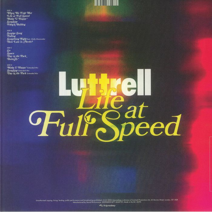 LUTTRELL - Life At Full Speed Vinyl at Juno Records.