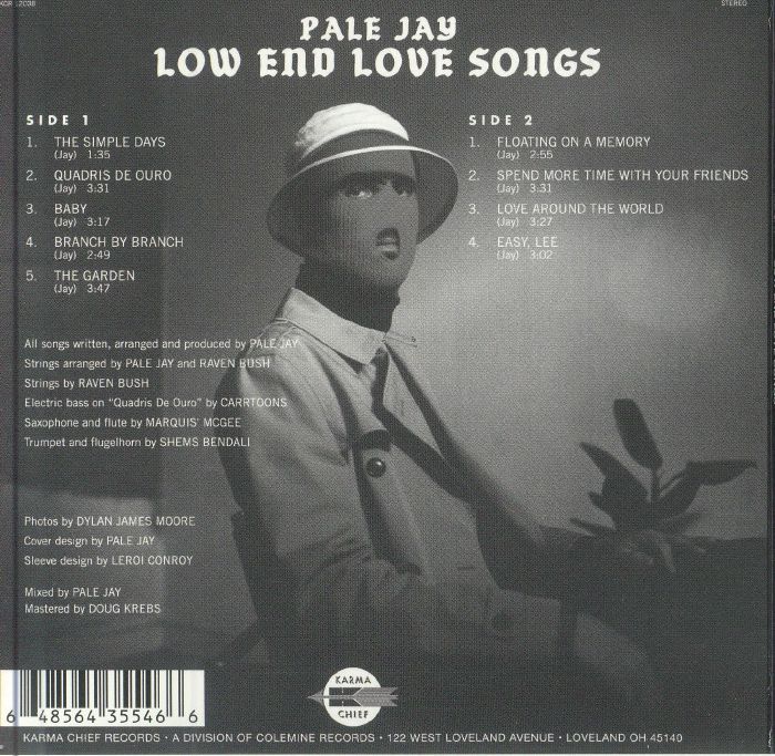 PALE JAY - Low End Love Songs CD at Juno Records.