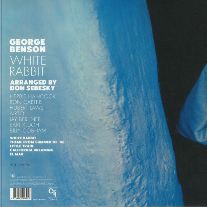 George BENSON - White Rabbit (reissue) Vinyl at Juno Records.