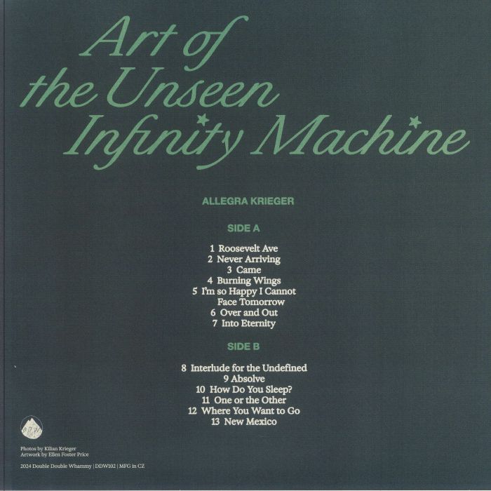 Allegra KRIEGER - Art Of The Unseen Infinity Machine Vinyl at Juno Records.