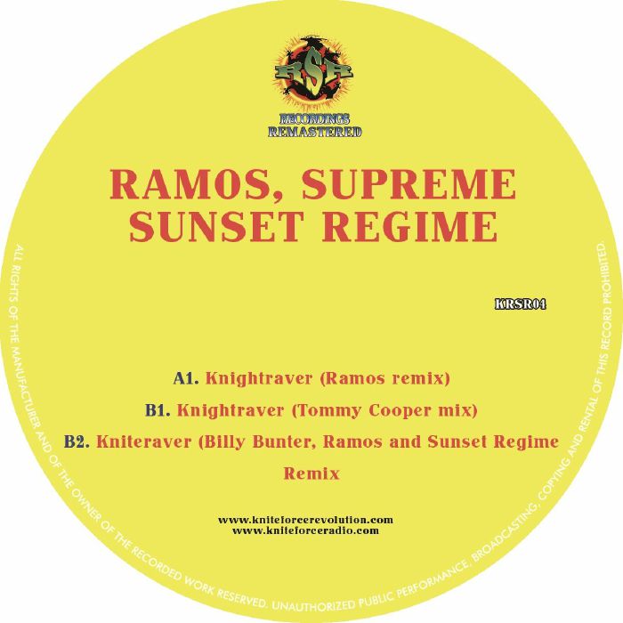 RAMOS/SUPREME/SUNSET REGIME - Knightraver EP Vinyl at Juno Records.