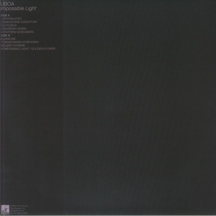 UBOA - Impossible Light Vinyl at Juno Records.