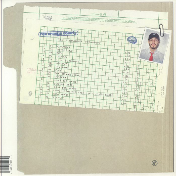 REX ORANGE COUNTY - The Alexander Technique Vinyl at Juno Records.