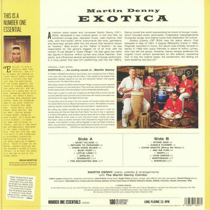 Martin DENNY - Exotica (B-STOCK) Vinyl at Juno Records.
