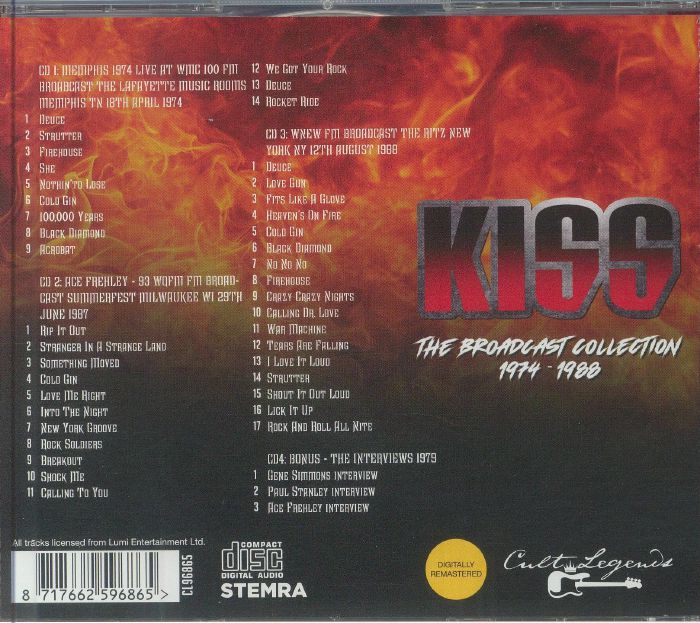 KISS - The Broadcast Collection 1974-1988 CD at Juno Records.