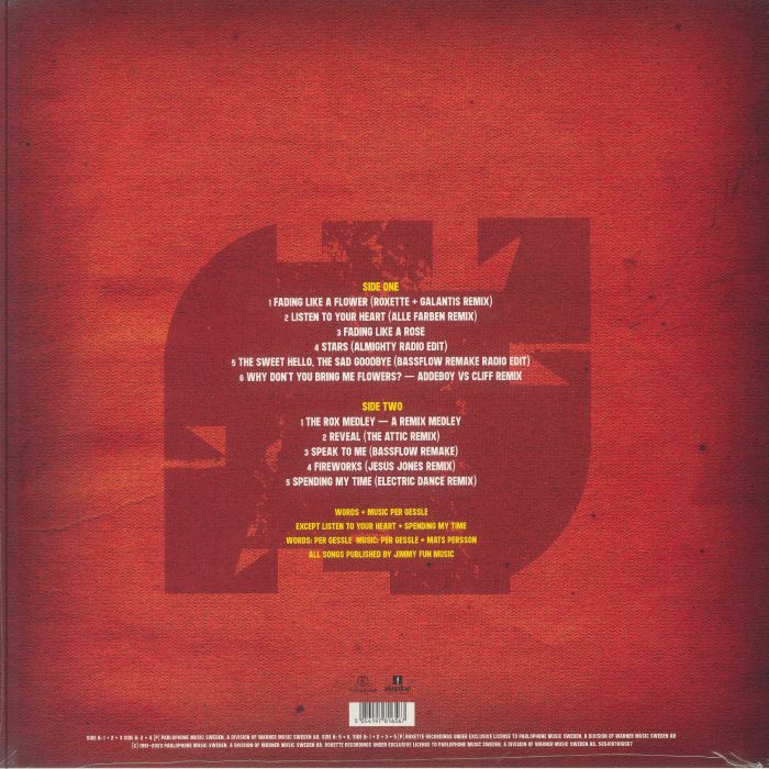 ROXETTE - Rox Rmx Vinilos at Juno Records.