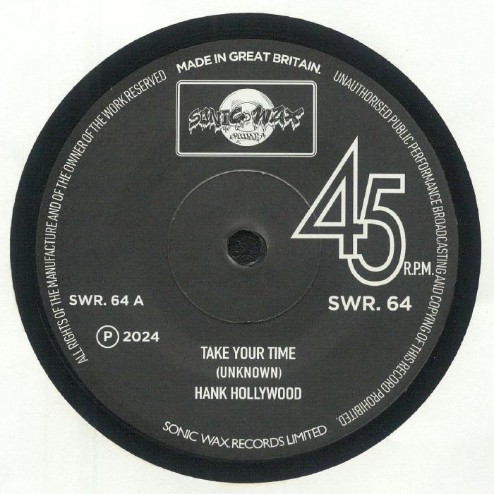 Hank HOLLYWOOD - Take Your Time Vinyl at Juno Records.