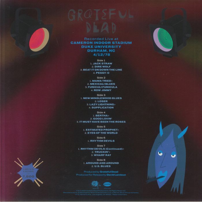 GRATEFUL DEAD - Duke 78 Vinyl at Juno Records.