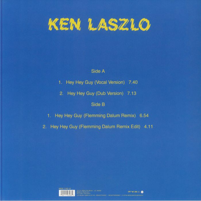 KEN LASZLO - Hey Hey Guy (40th Anniversary Edition) Vinyl at Juno Records.