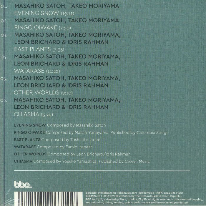 Masahiko SATOH/TAKEO MORIYAMA feat LEON BRICHARD/IDRIS RAHMAN - Live At ...