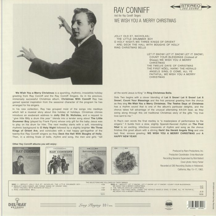Ray CONNIFF & THE RAY CONNIFF SINGERS - We Wish You A Merry Christmas ...