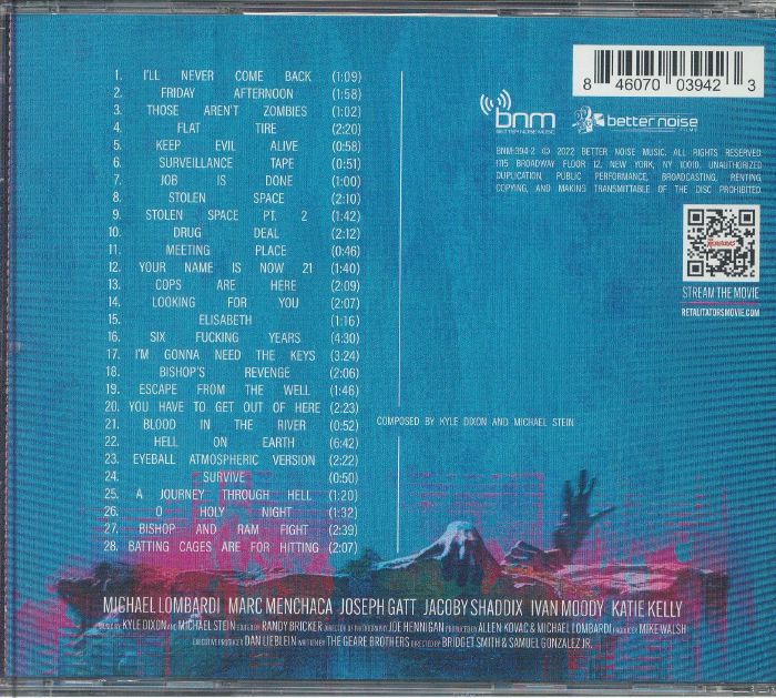 Kyle DIXON/MICHAEL STEIN - The Retaliators (Soundtrack) CD at Juno Records.