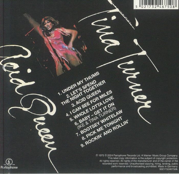 Tina TURNER - Acid Queen CD at Juno Records.
