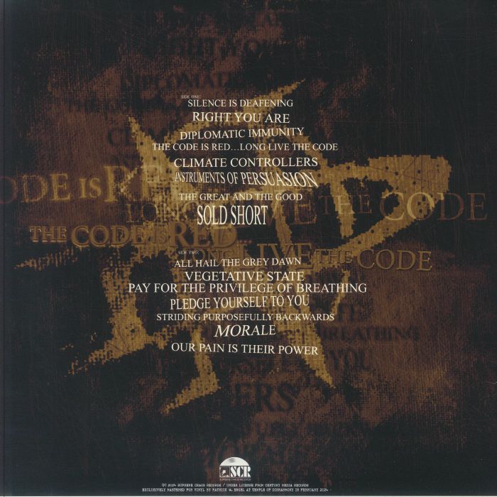 NAPALM DEATH - The Code Is Red Long Live The Code Vinyl at Juno Records.