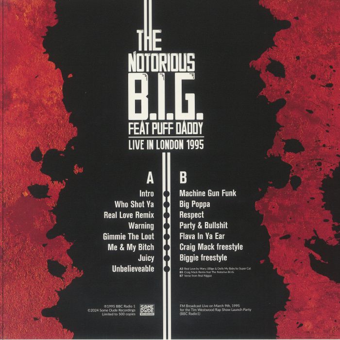 The NOTORIOUS BIG feat PUFF DADDY - Live In London 1995 FM Broadcast Vinyl at Juno Records.
