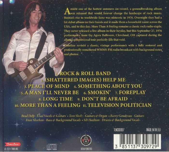 BOSTON - Live In Ohio 1976 (remastered) CD at Juno Records.