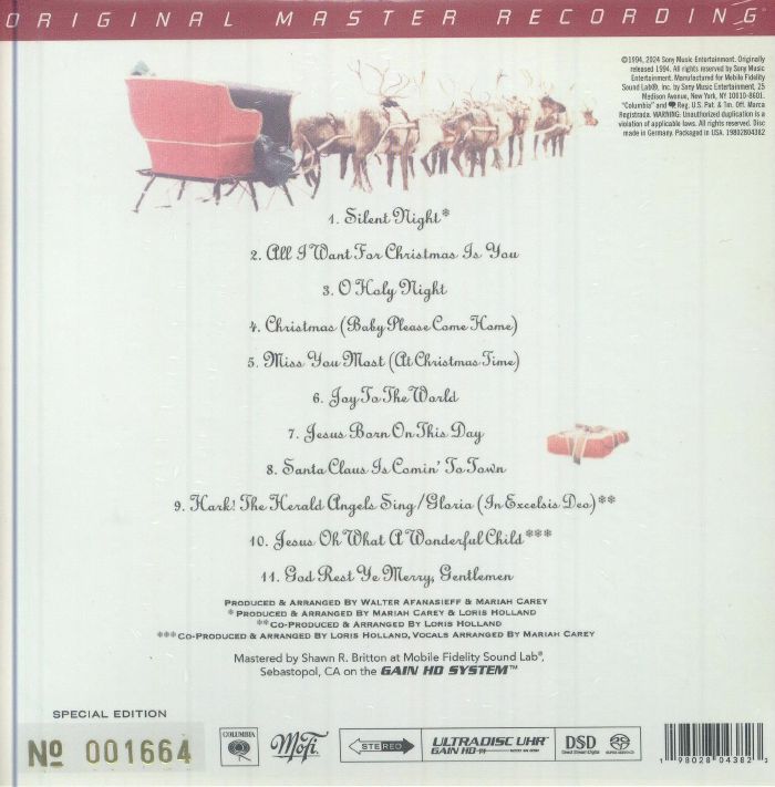 Mariah CAREY - Merry Christmas CD at Juno Records.