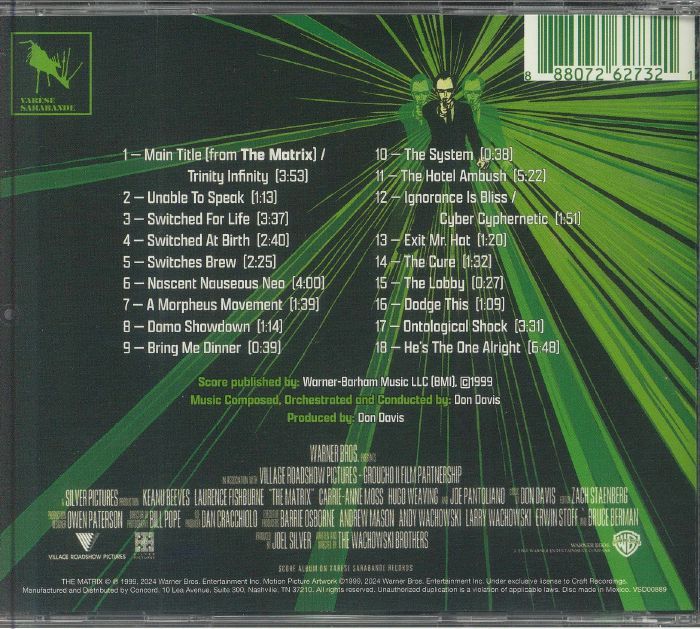 Don DAVIS - The Matrix (Soundtrack) (Expanded Edition) CD at Juno Records.