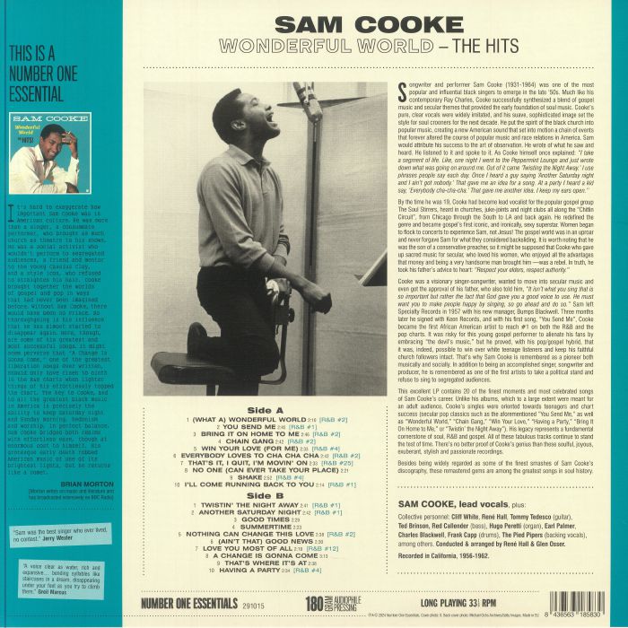 Sam COOKE - Wonderful World: The Hits! Vinyl at Juno Records.