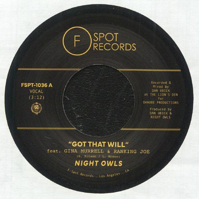 NIGHT OWLS feat GINA MURRELL/RANKING JOE - Got That Will Vinyl at Juno ...