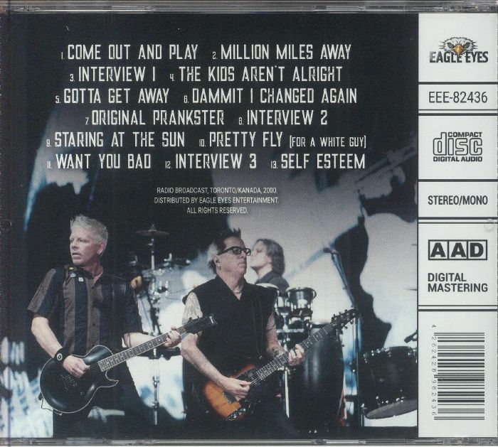 The OFFSPRING - Live 2000 CD at Juno Records.