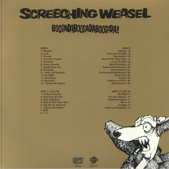 SCREECHING WEASEL - Boogadaboogadaboogada! (Legacy Edition) Vinyl at Juno Records.