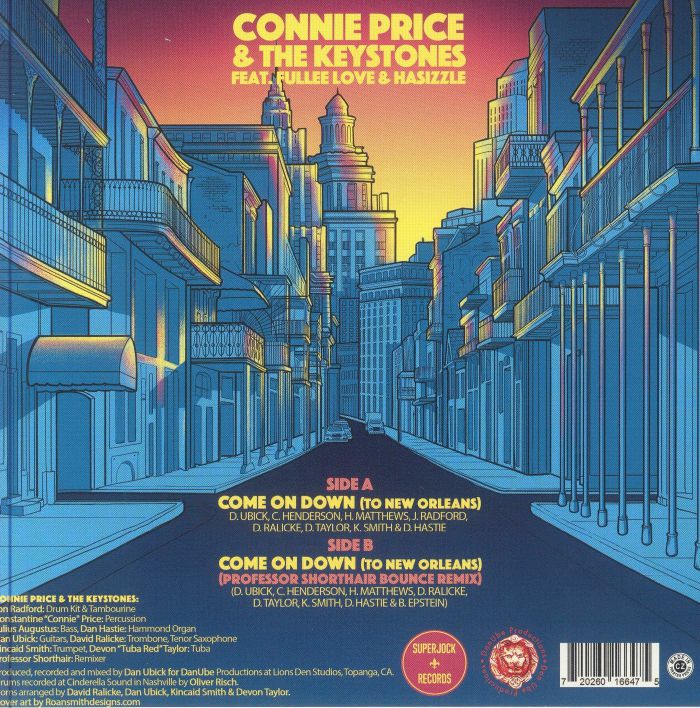 Connie PRICE/THE KEYTONES - Come On Down (To New Orleans) Vinyl at Juno ...