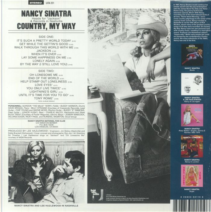 Nancy SINATRA - Country My Way (remastered) (Record Store Day Black ...