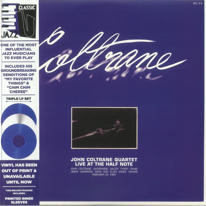 JOHN COLTRANE QUARTET - Live At The Half Note (reissue) Vinyl at Juno ...