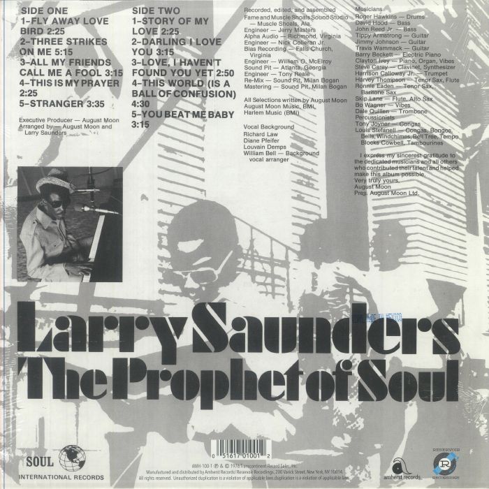 Larry SAUNDERS - The Stranger (Record Store Day Black Friday RSD 2024 ...