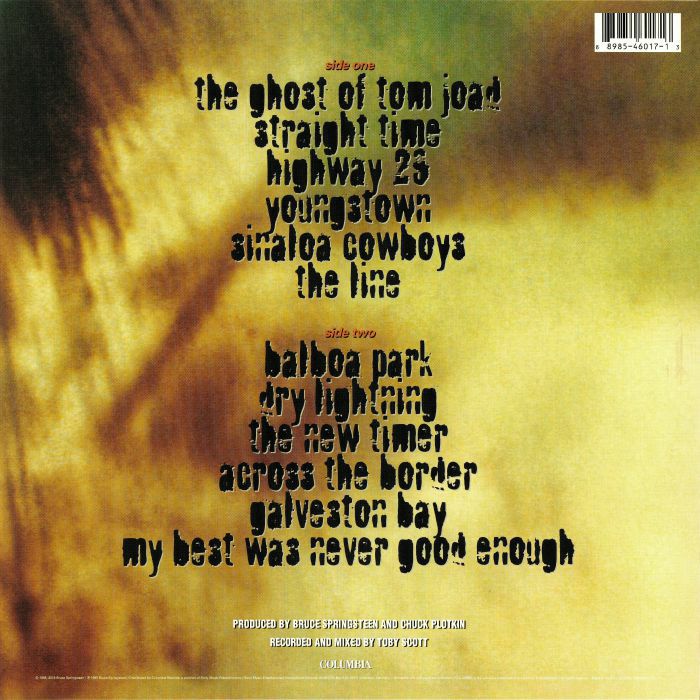 Bruce SPRINGSTEEN - The Ghost Of Tom Joad (reissue) (B-STOCK) Vinyl at ...