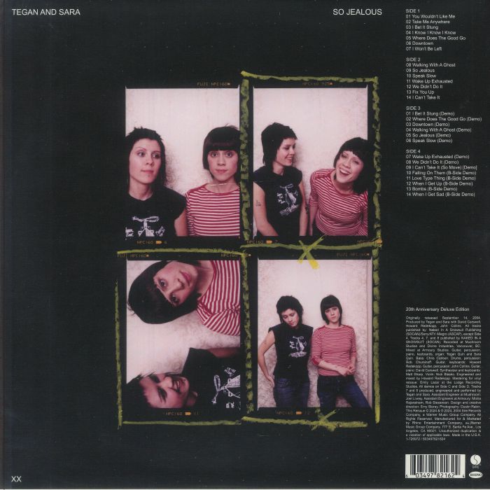 TEGAN & SARA - So Jealous (20th Anniversary Deluxe Edition) (Record ...