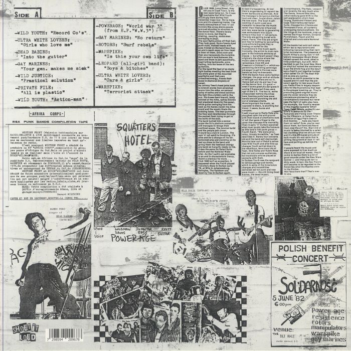 VARIOUS - Afrika Corps: 10 Punk Bands From Republic Of South Africa ...