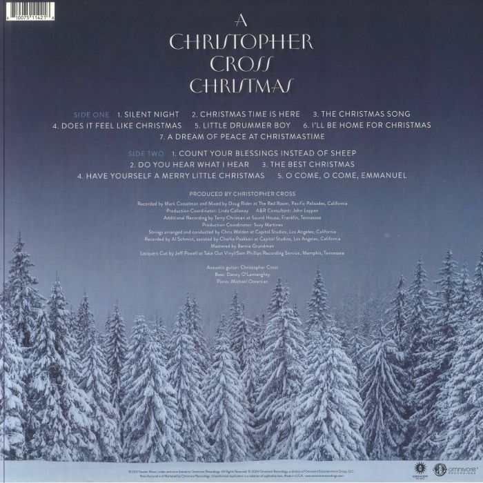 Christopher CROSS - A Christopher Cross Christmas (reissue) (Record ...