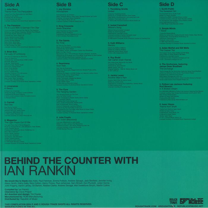 Ian RANKIN/VARIOUS - Behind The Counter With Ian Rankin Vinyl at Juno ...