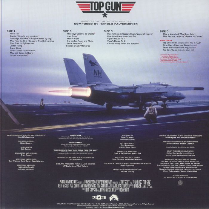 Harold FALTERMEYER - Top Gun (Soundtrack) Vinyl at Juno Records.