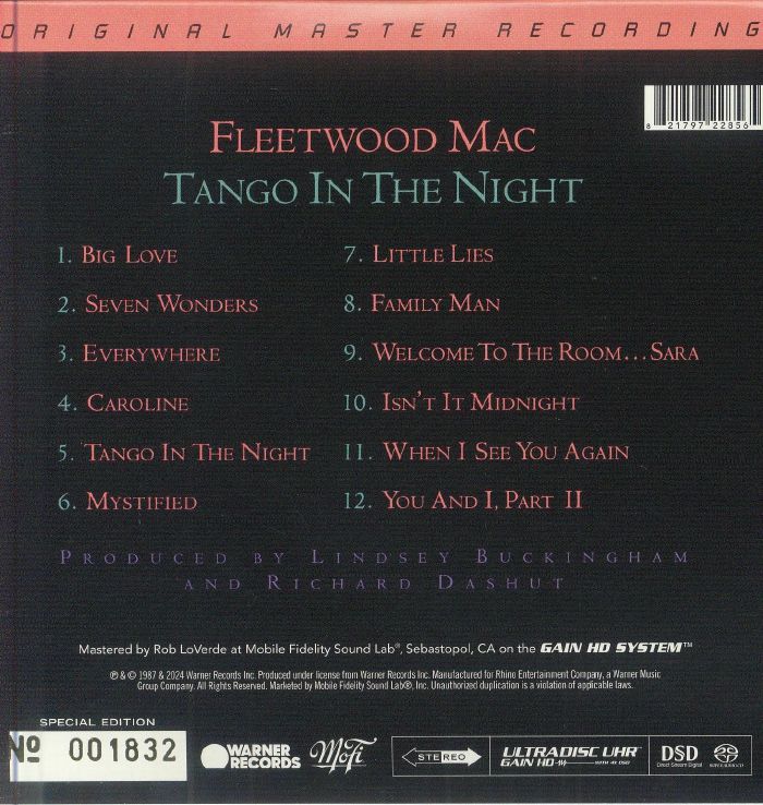 FLEETWOOD MAC - Tango In The Night CD at Juno Records.