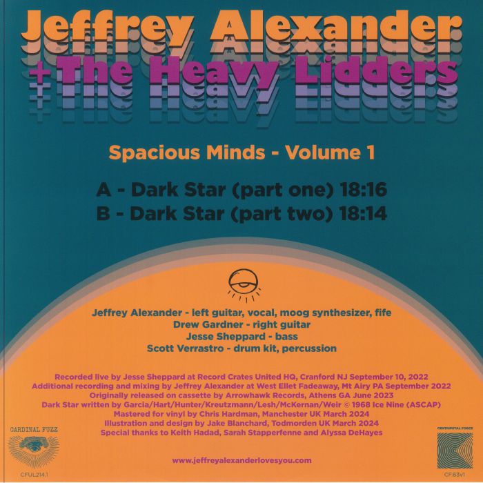 Jeffrey ALEXANDER & THE HEAVY LIDDERS - Spacious Minds Vol 1 Vinyl at ...