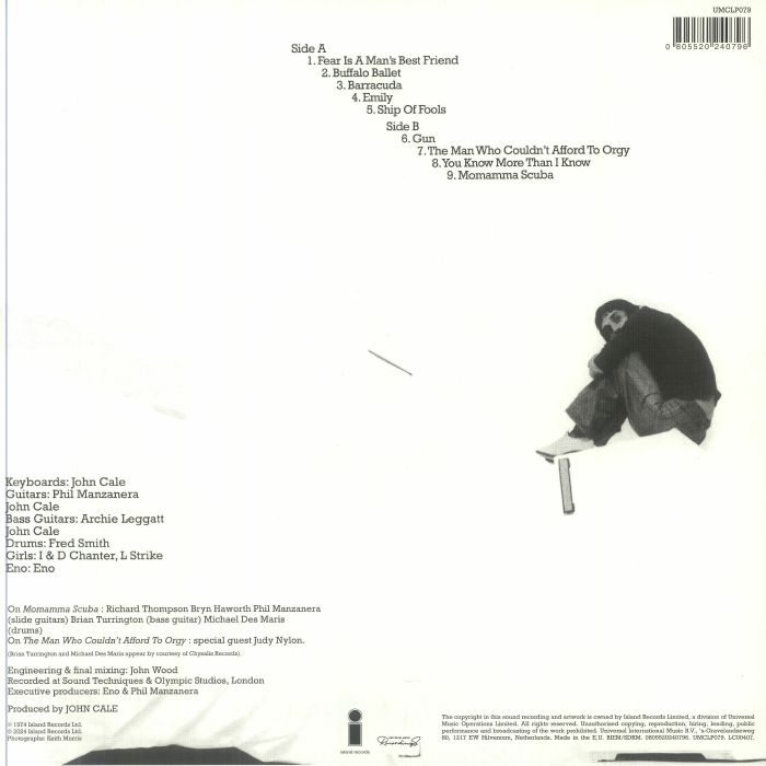 John CALE - Fear (reissue) Vinyl at Juno Records.