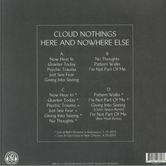 CLOUD NOTHINGS - Here & Nowhere Else (10th Anniversary Edition) Vinyl ...