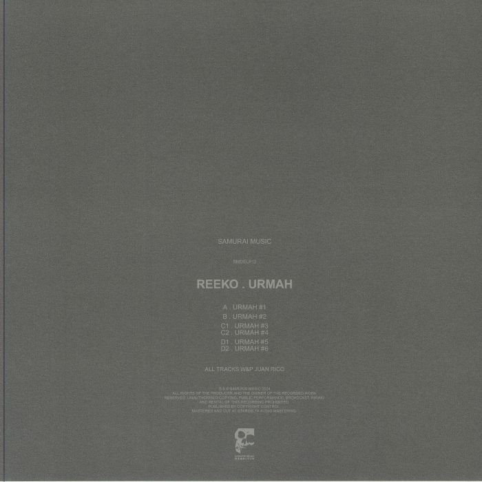 REEKO - Urmah Vinyl at Juno Records.