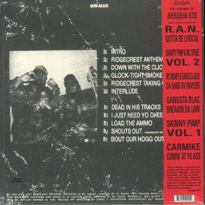 MC MONEY/GANGSTA GOLD - Da Hard Ov Frayser (reissue) Vinyl at Juno Records.