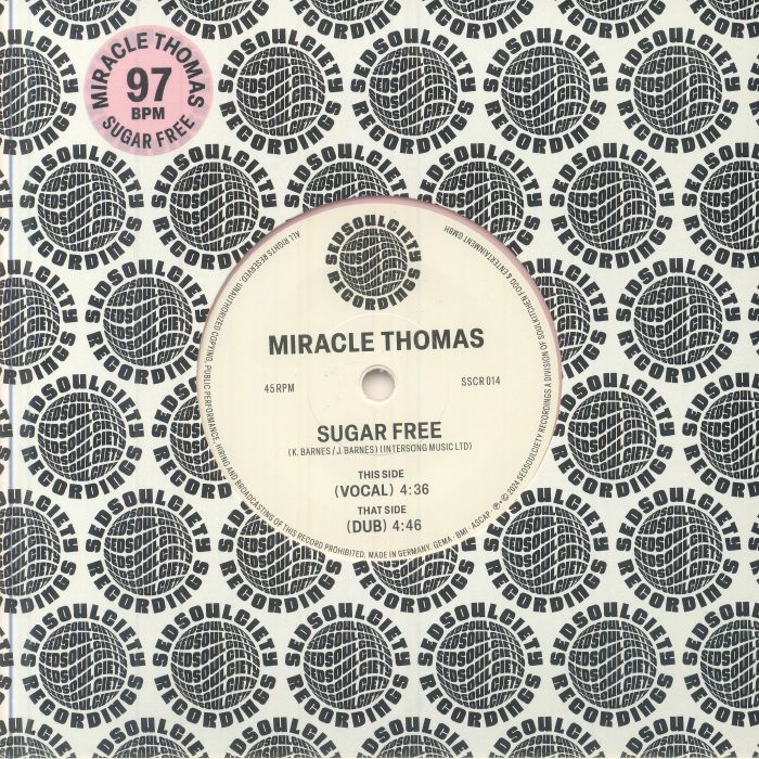 MIRACLE THOMAS - Sugar Free Vinyl at Juno Records.
