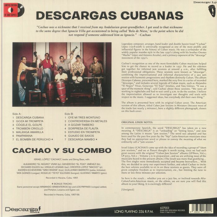CACHAO - Descargas Cubanas (reissue) Vinyl at Juno Records.