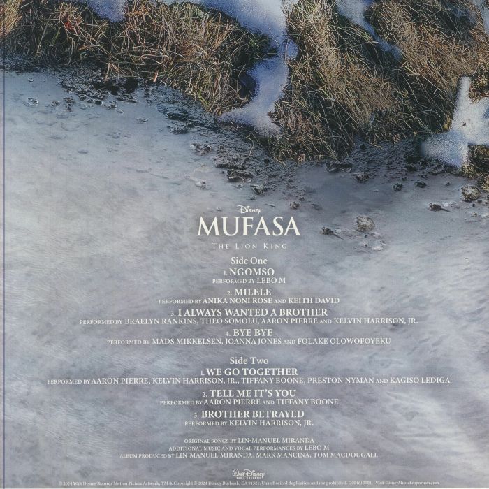 Lin-Manuel MIRANDA/DAVE METZGER - Mufasa: The Lion King (Soundtrack ...