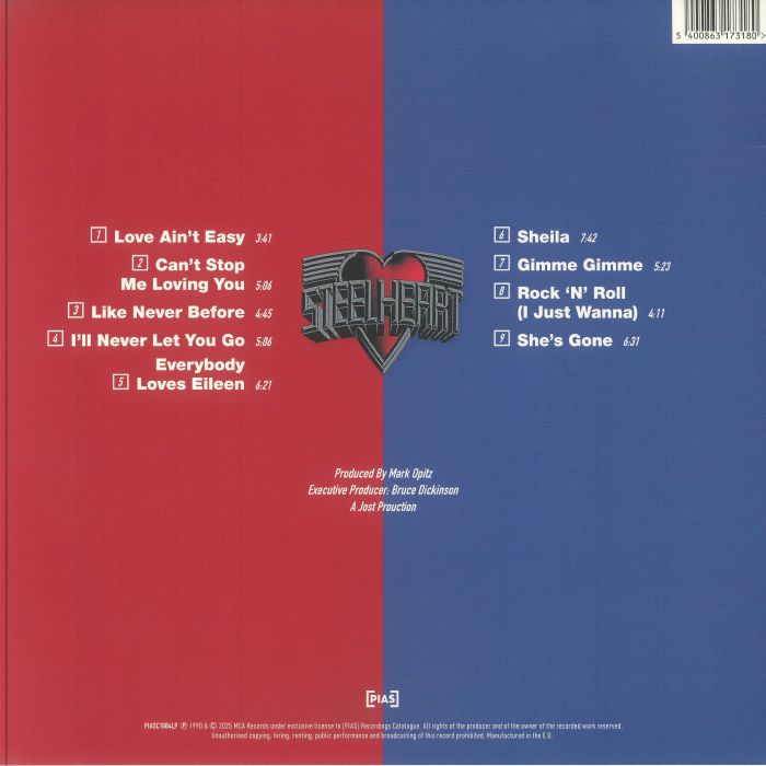 STEELHEART - Steelheart (reissue) Vinyl at Juno Records.