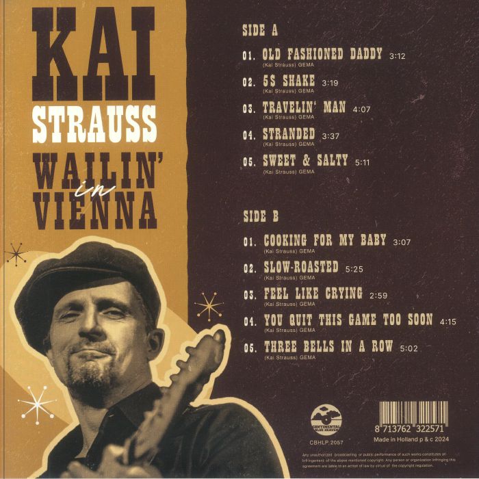 Kai STRAUSS - Wailin' In Vienna Vinyl at Juno Records.