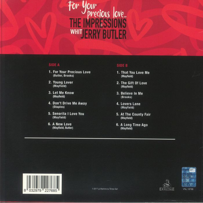 The IMPRESSONS/JERRY BUTLER - For Your Precious Love Vinyl at Juno Records.