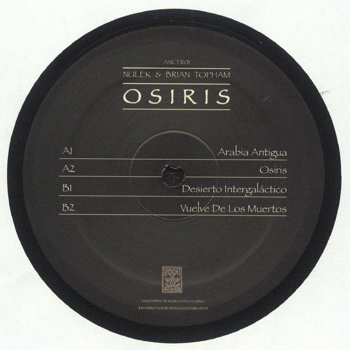 NULEK/BRIAN TOPHAM - Osiris Vinyl at Juno Records.