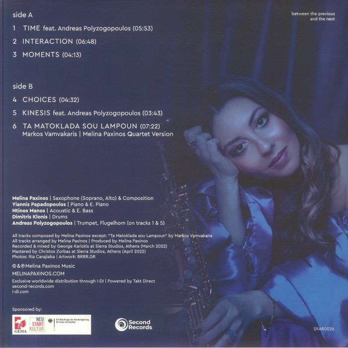 MELINA PAXINOS QUARTET - Time Vinyl at Juno Records.